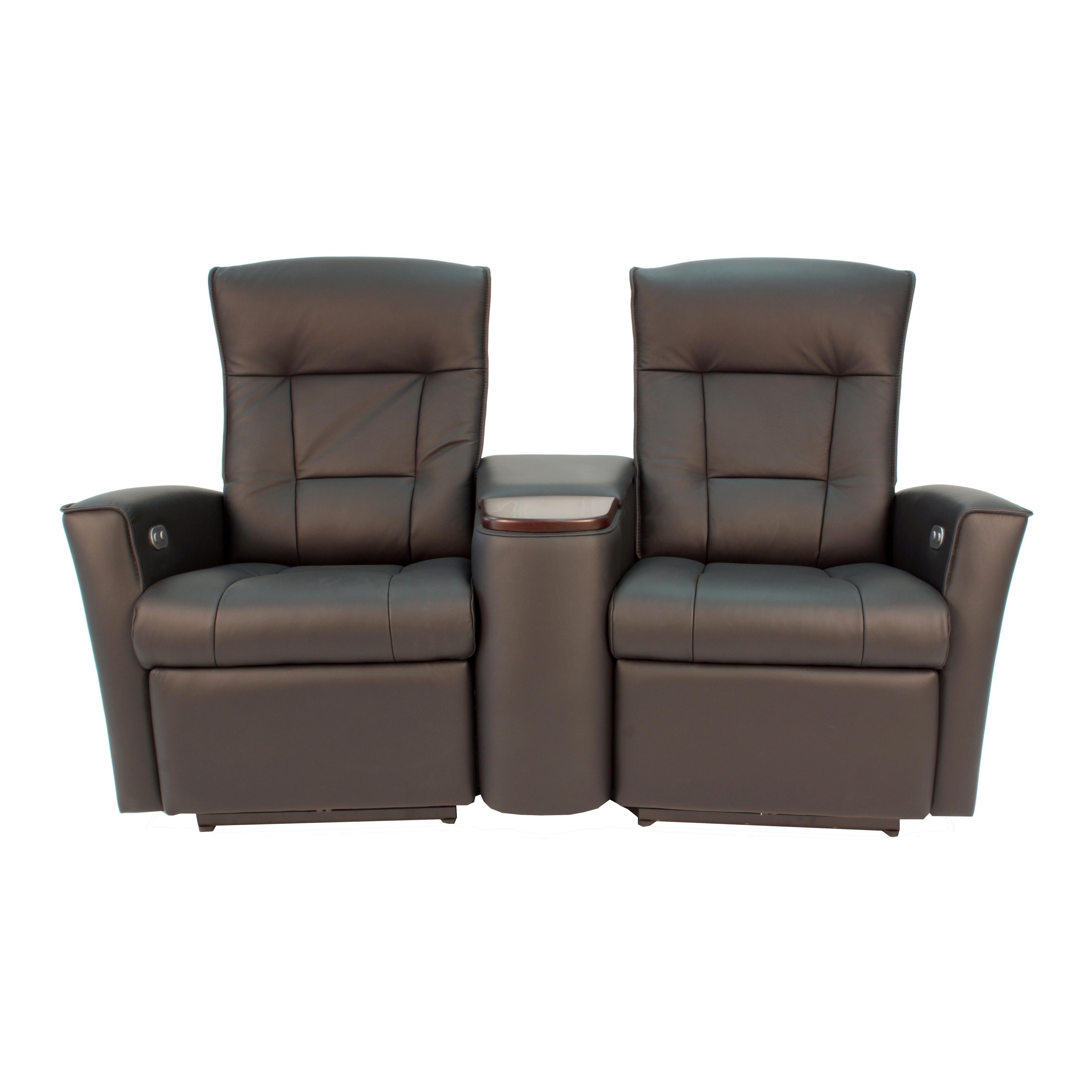 Fjords of Norway Ulstein Leather 2-Seat Home Theatre Seating Ulstein H