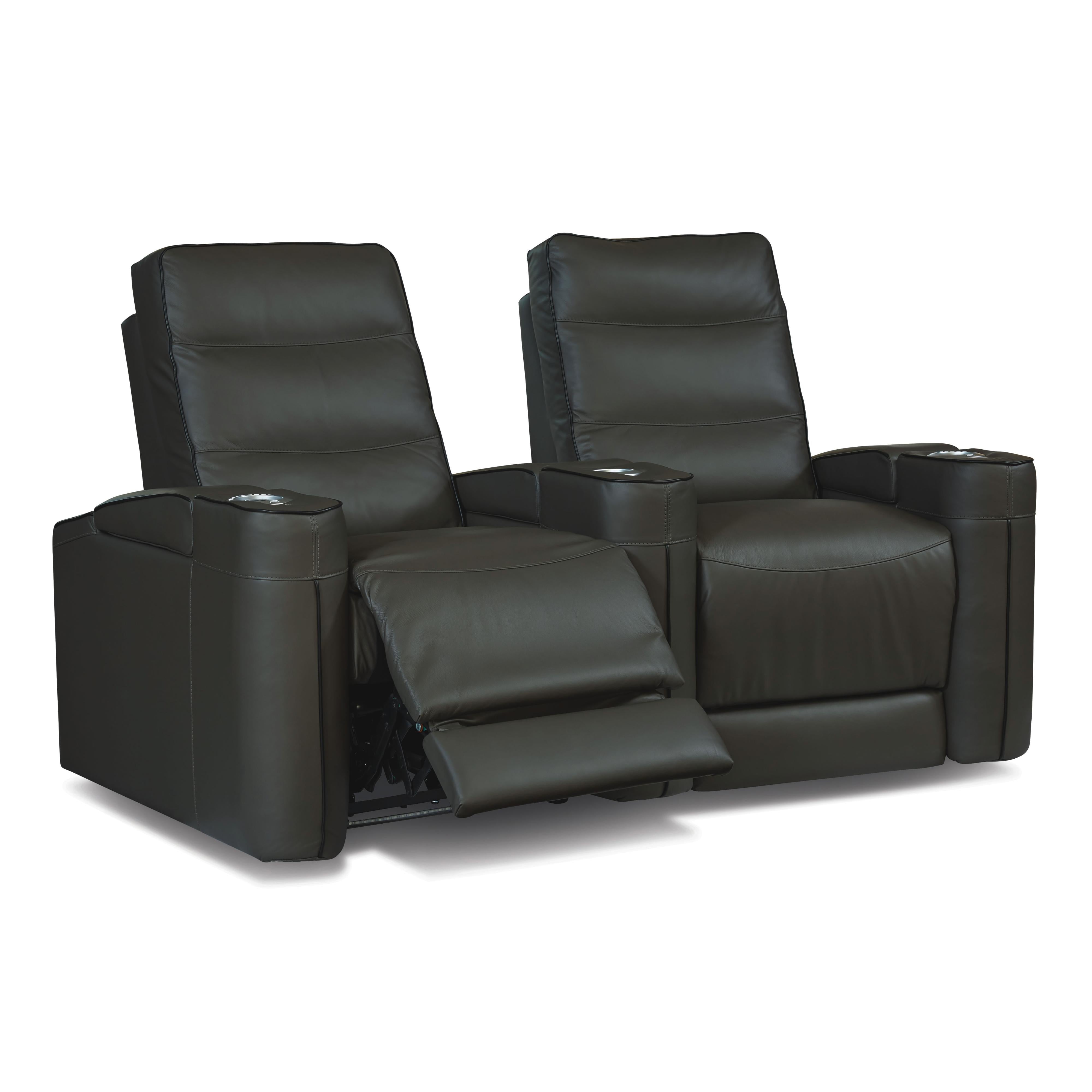 Palliser Beckett 41473 Curved 2-Seat Home Theatre Seating - Bali Rains