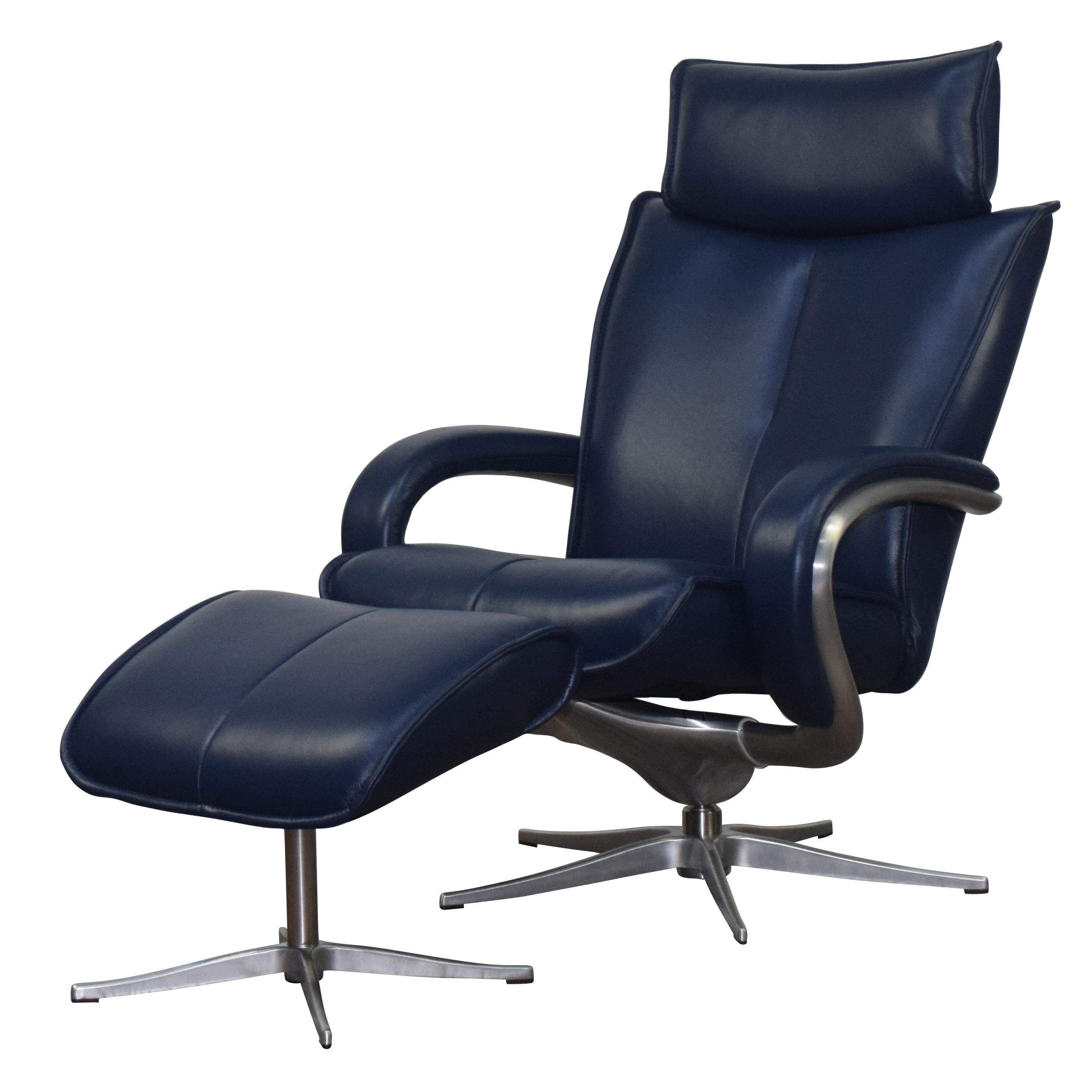 Palliser Q13 50013-02 Reclining Chair - Dazzle Azure